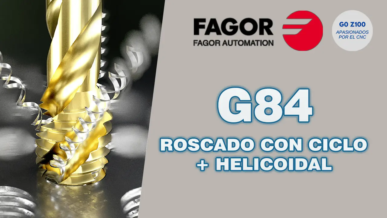 G84 Roscado con macho en CNC | G0 Z100